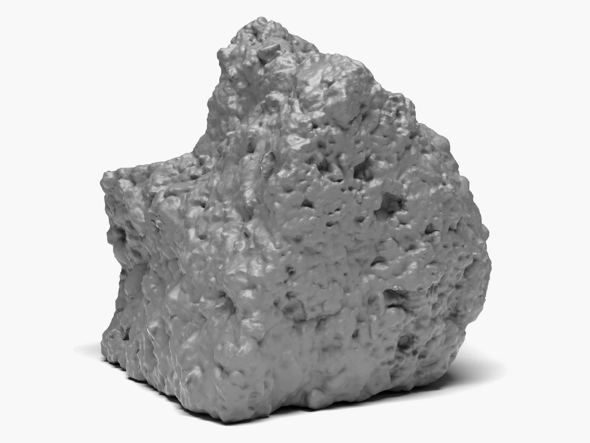 Concrete Chunk 01 - 16K Scan 3D Model by meanmachinemodels