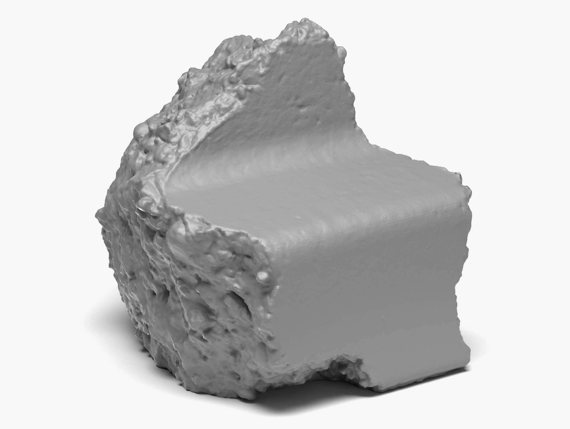 Concrete Chunk 01 - 16K Scan 3D Model by meanmachinemodels