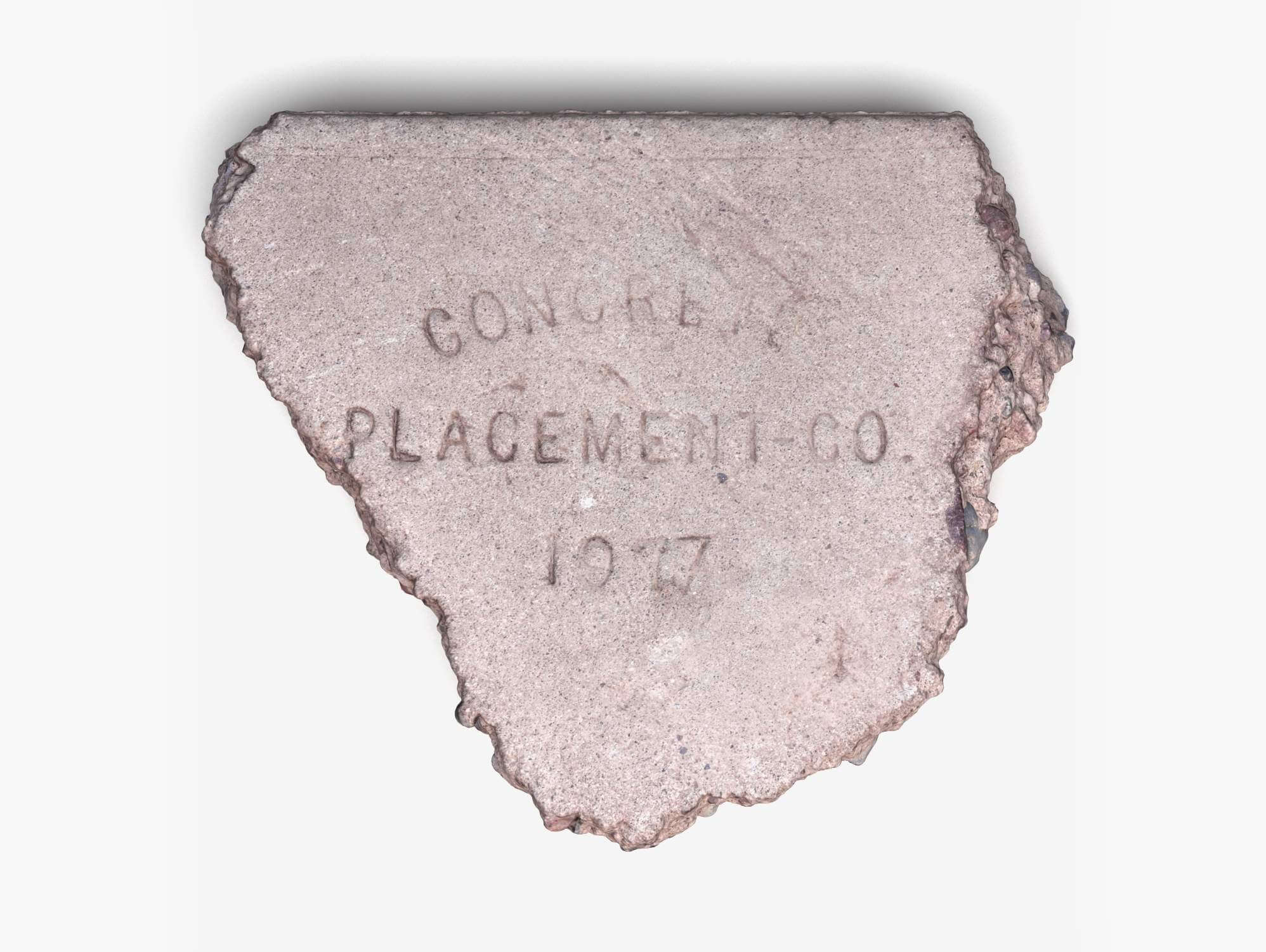 Concrete Chunk 02 - 16K Scan 3D Model by meanmachinemodels