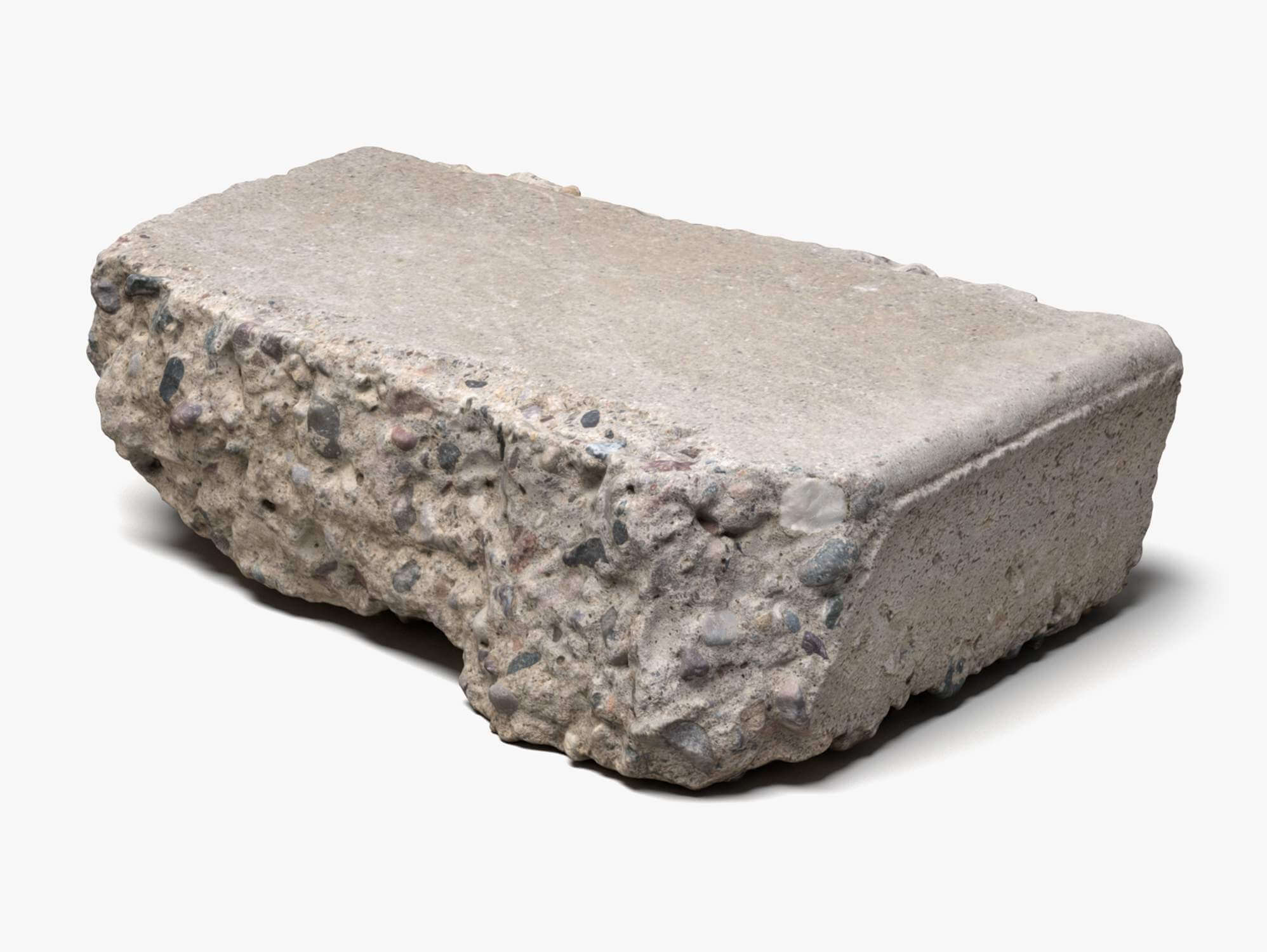 Concrete Chunk 03 - 16K Scan 3D Model by meanmachinemodels