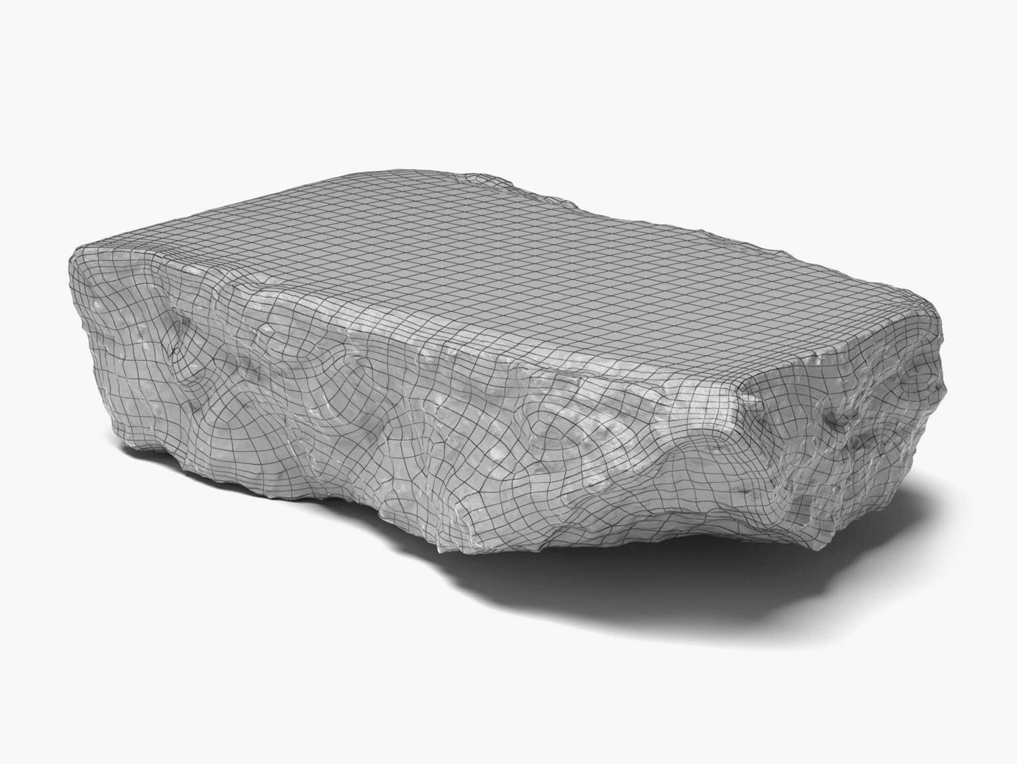 Concrete Chunk 03 - 16K Scan 3D Model by meanmachinemodels