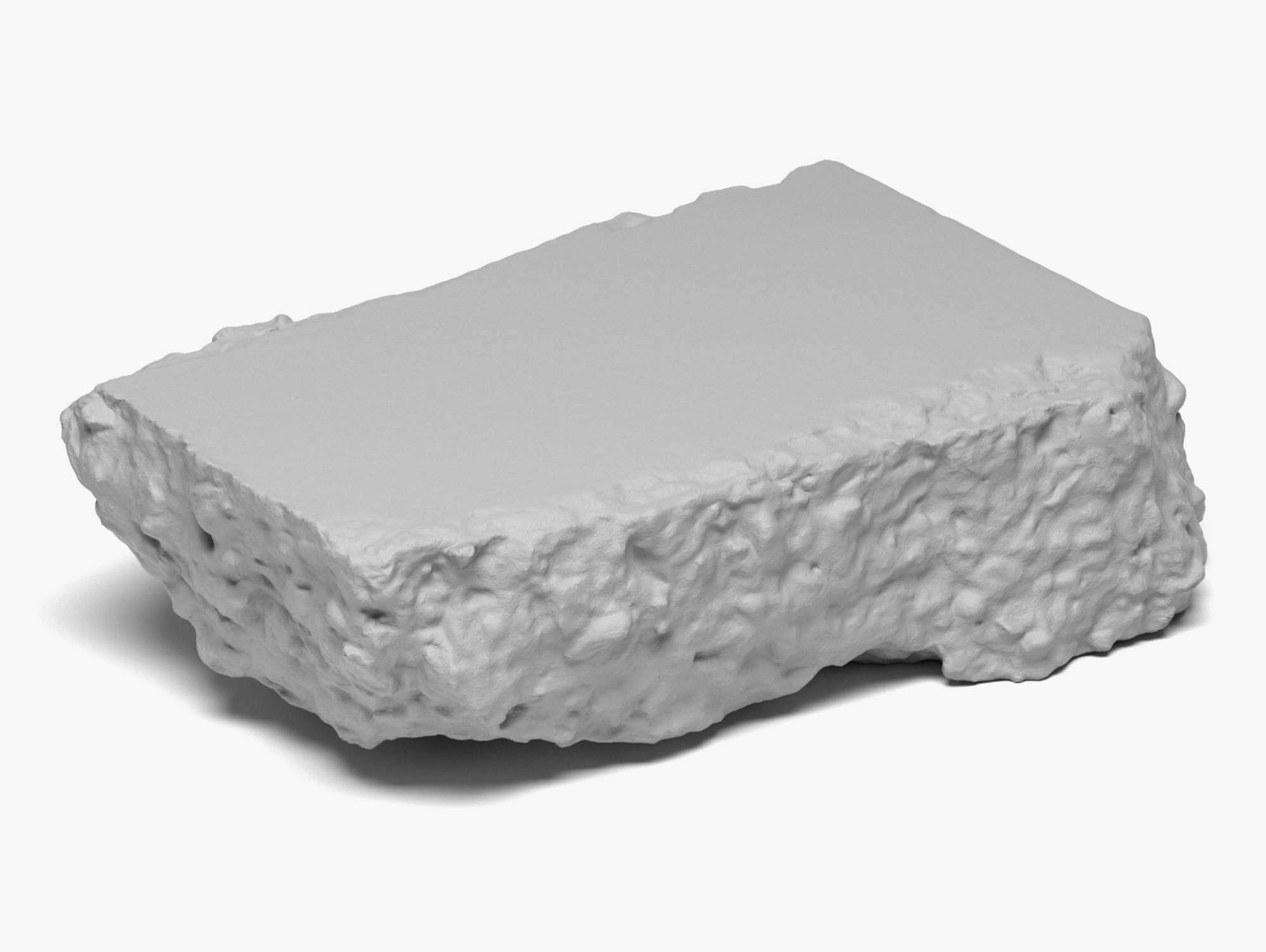 Concrete Chunk 03 - 16K Scan 3D Model by meanmachinemodels