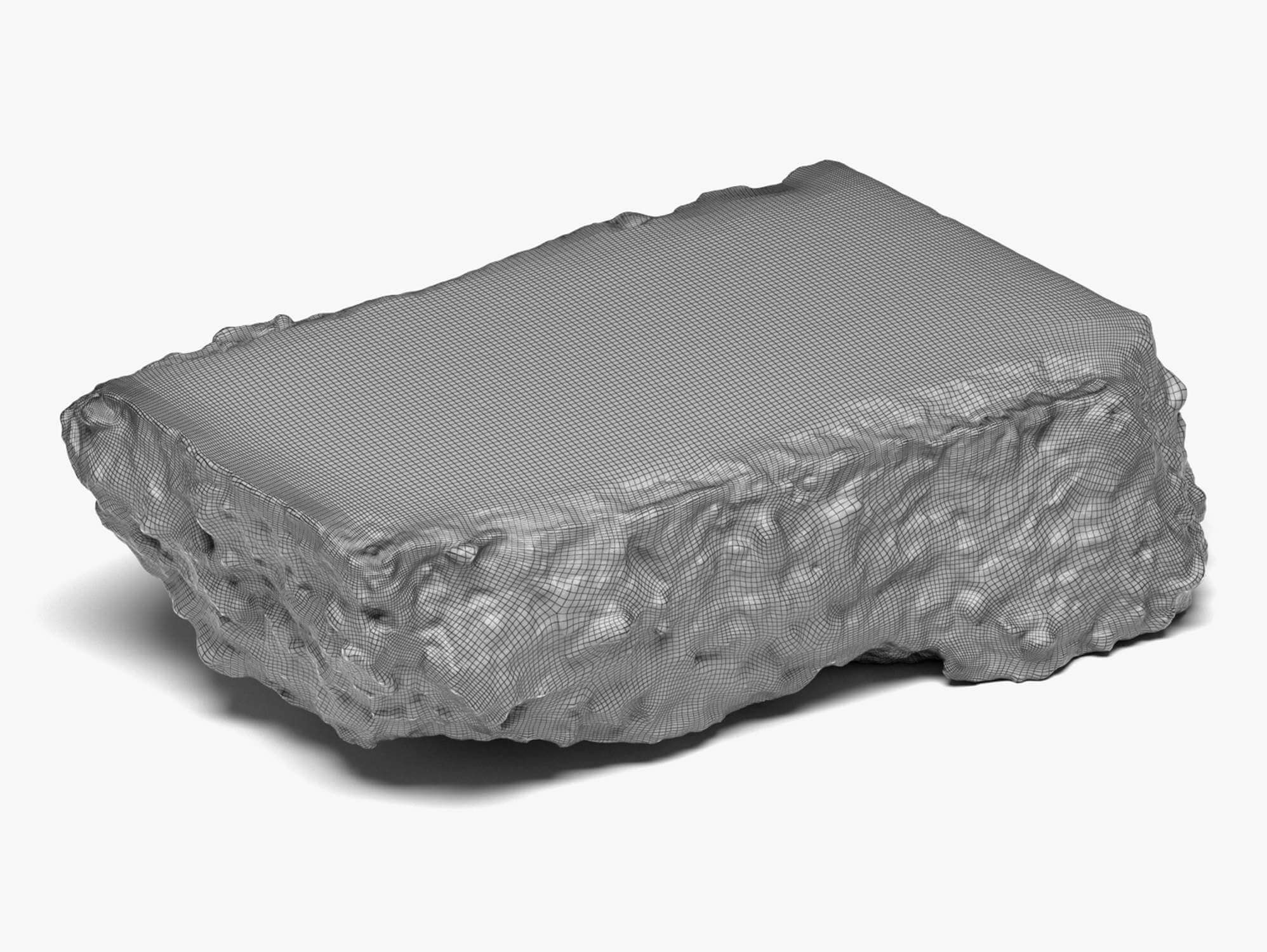 Concrete Chunk 03 - 16K Scan 3D Model by meanmachinemodels
