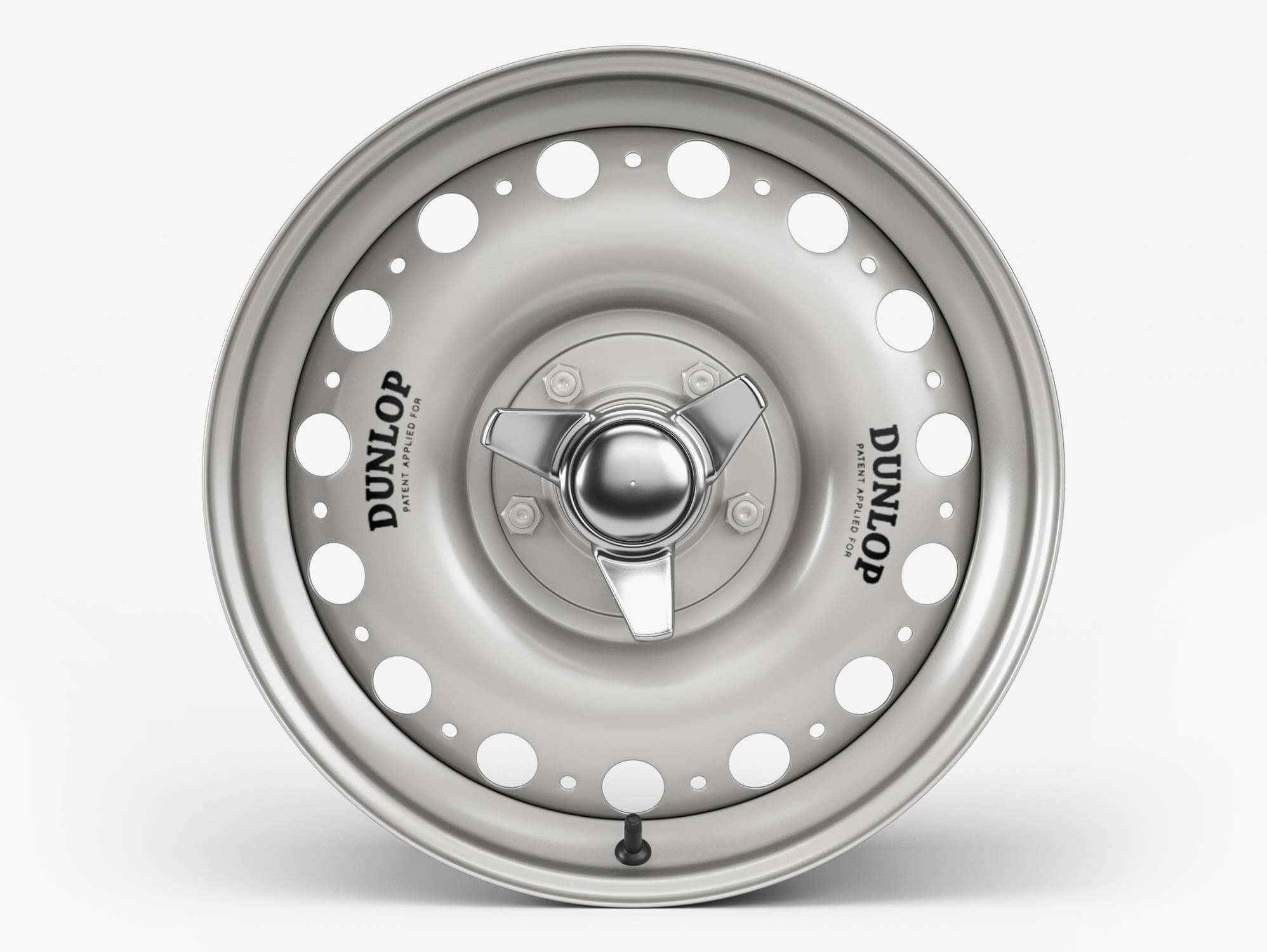 Dunlop D-Type Wheel 3D Model by meanmachinemodels