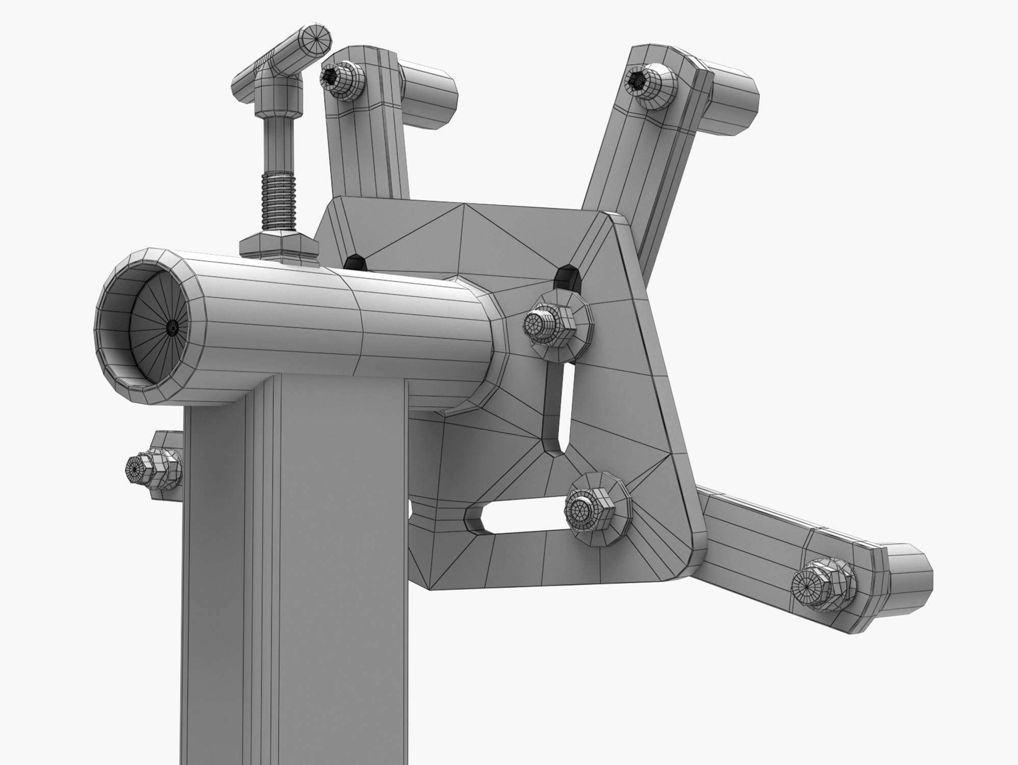 Engine Stand - 3D Model by meanmachinemodels