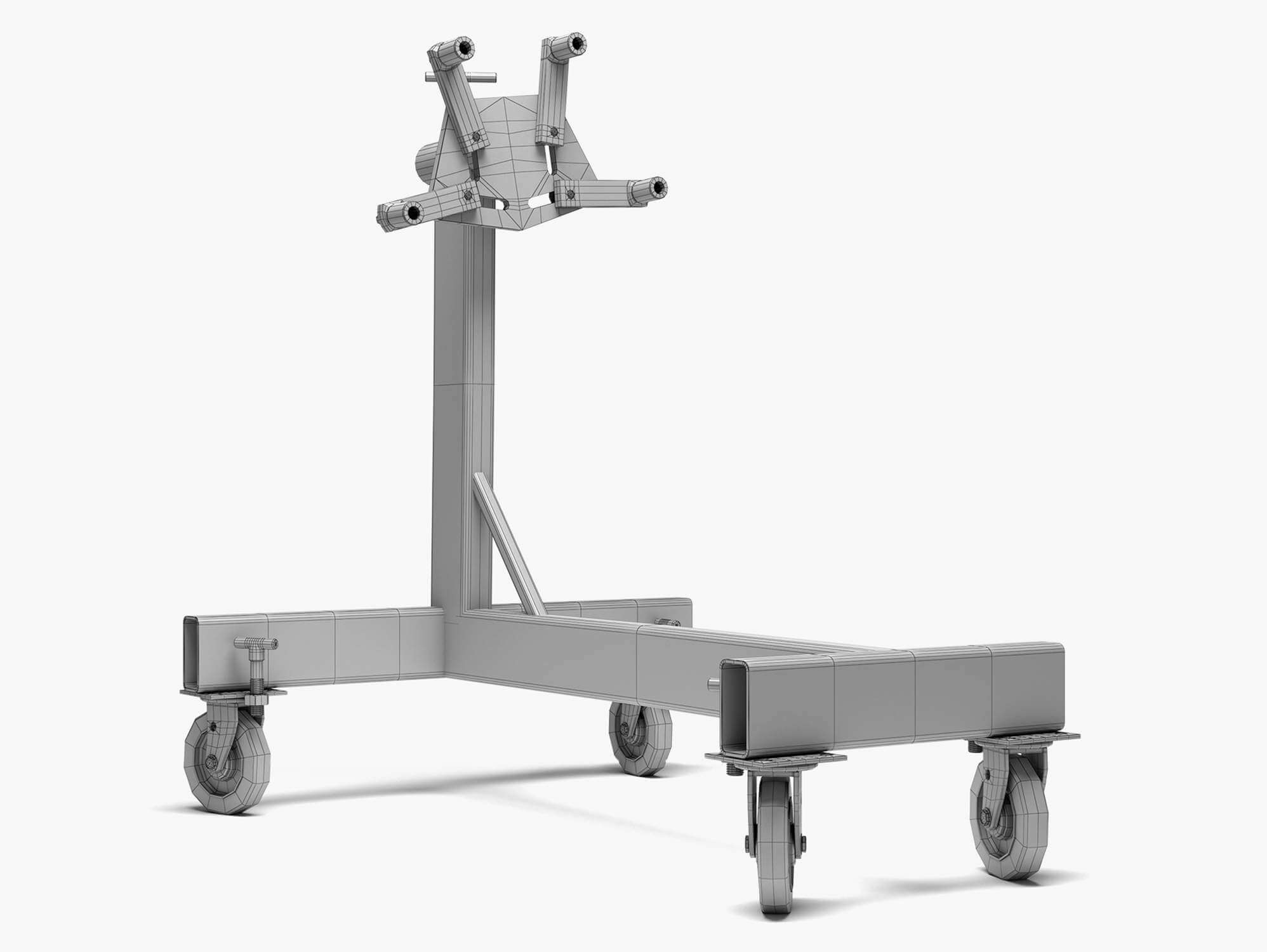 Engine Stand - 3D Model by meanmachinemodels