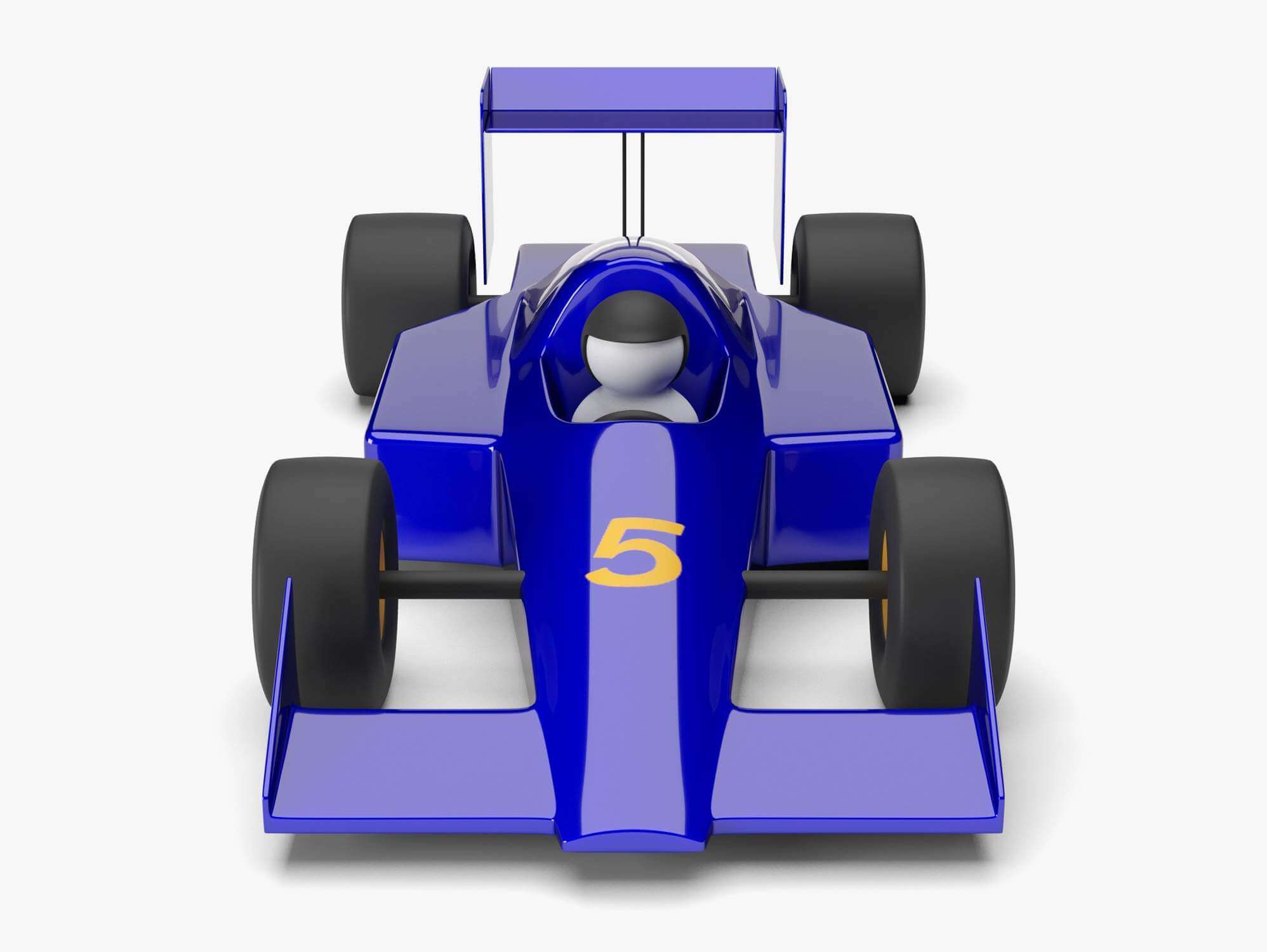 Toy F1 Racer - 3D Model by meanmachinemodels