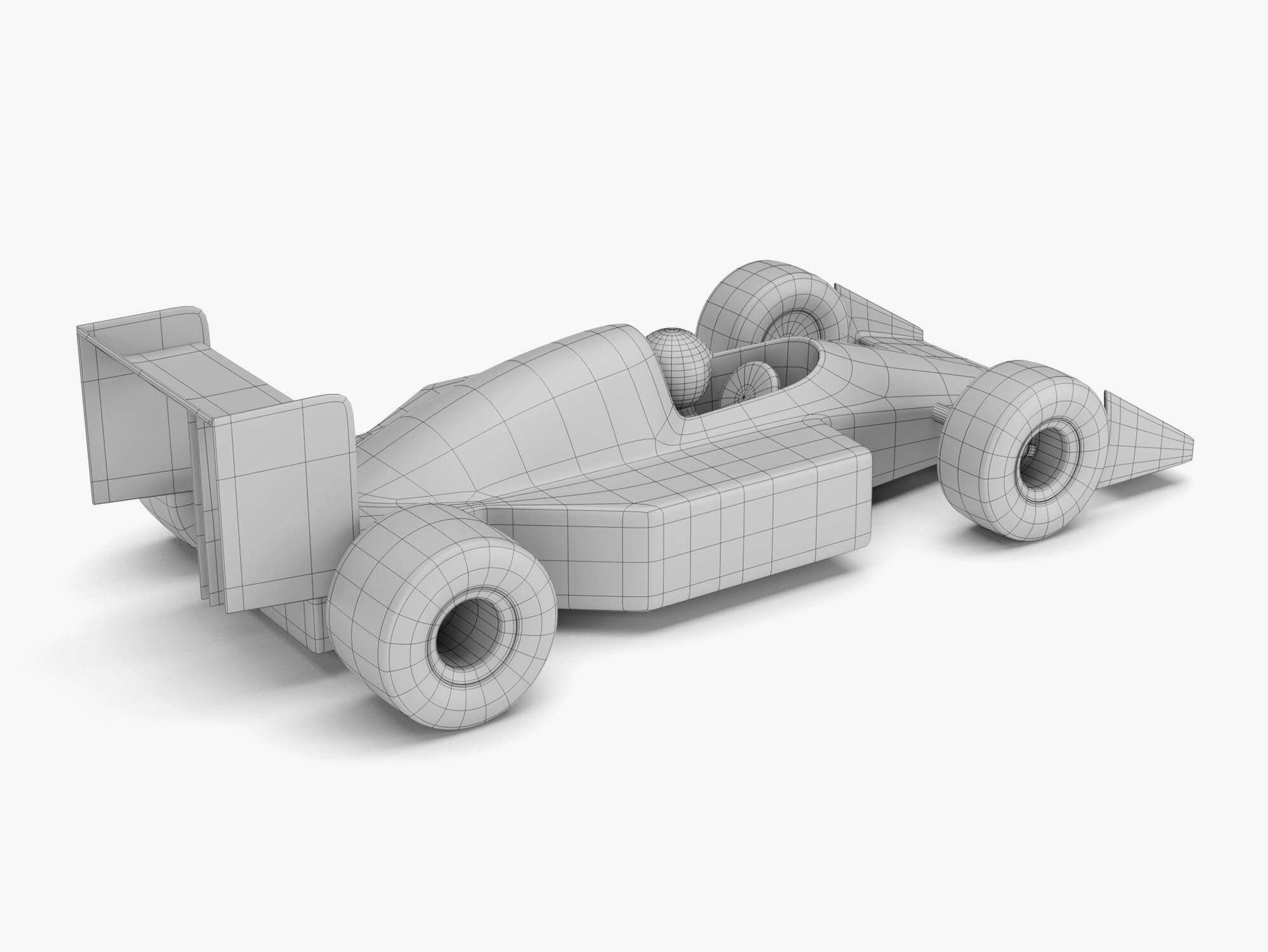 Toy F1 Racer - 3D Model by meanmachinemodels