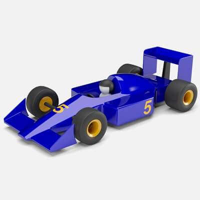 Toy F1 Racer - 3D Model by meanmachinemodels