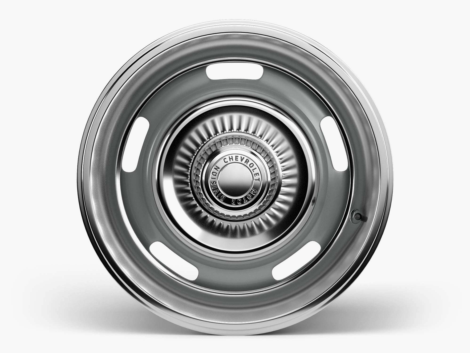 GM Rally Wheel with Trim - 3D Model by meanmachinemodels