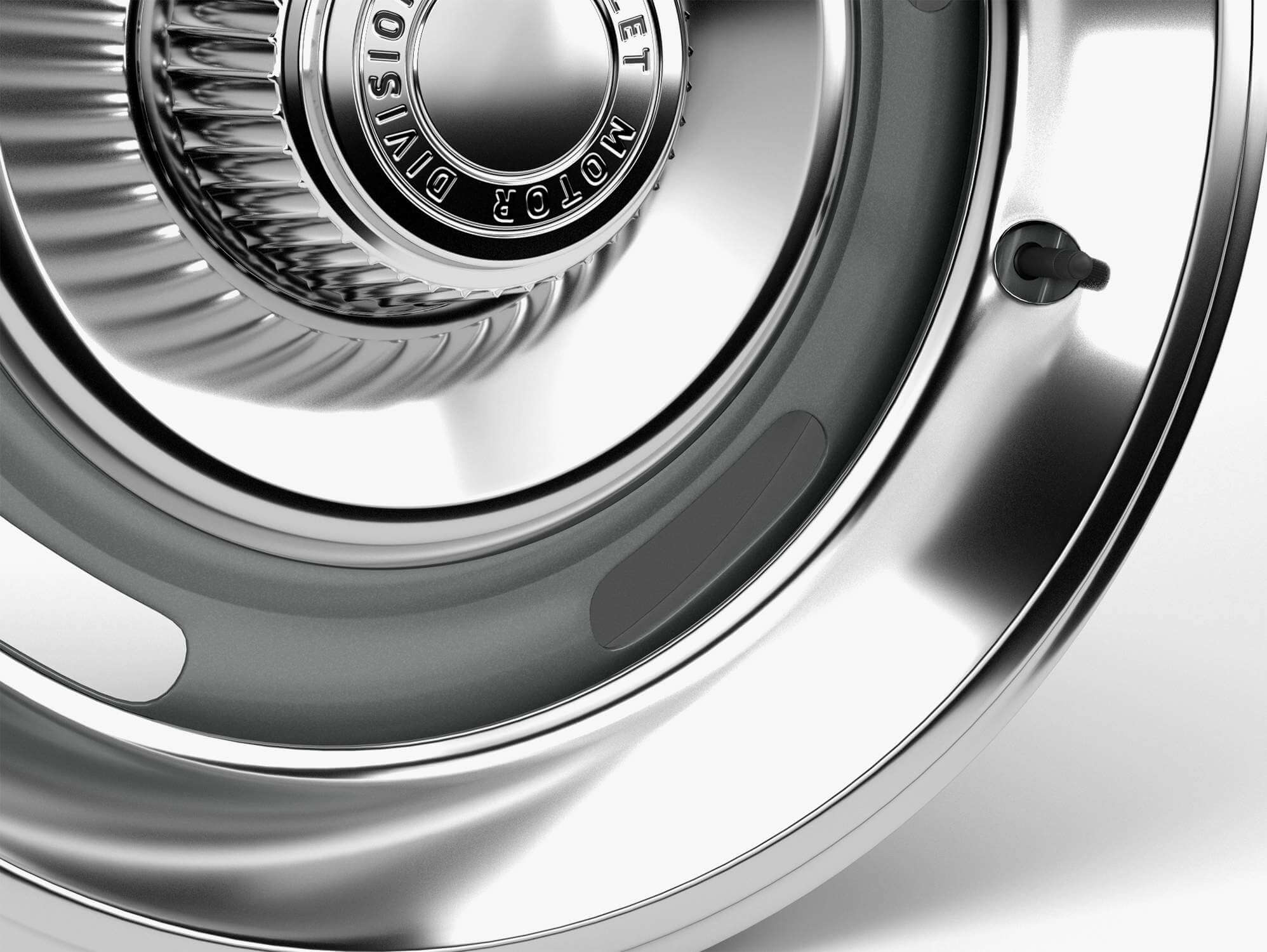 GM Rally Wheel with Trim - 3D Model by meanmachinemodels