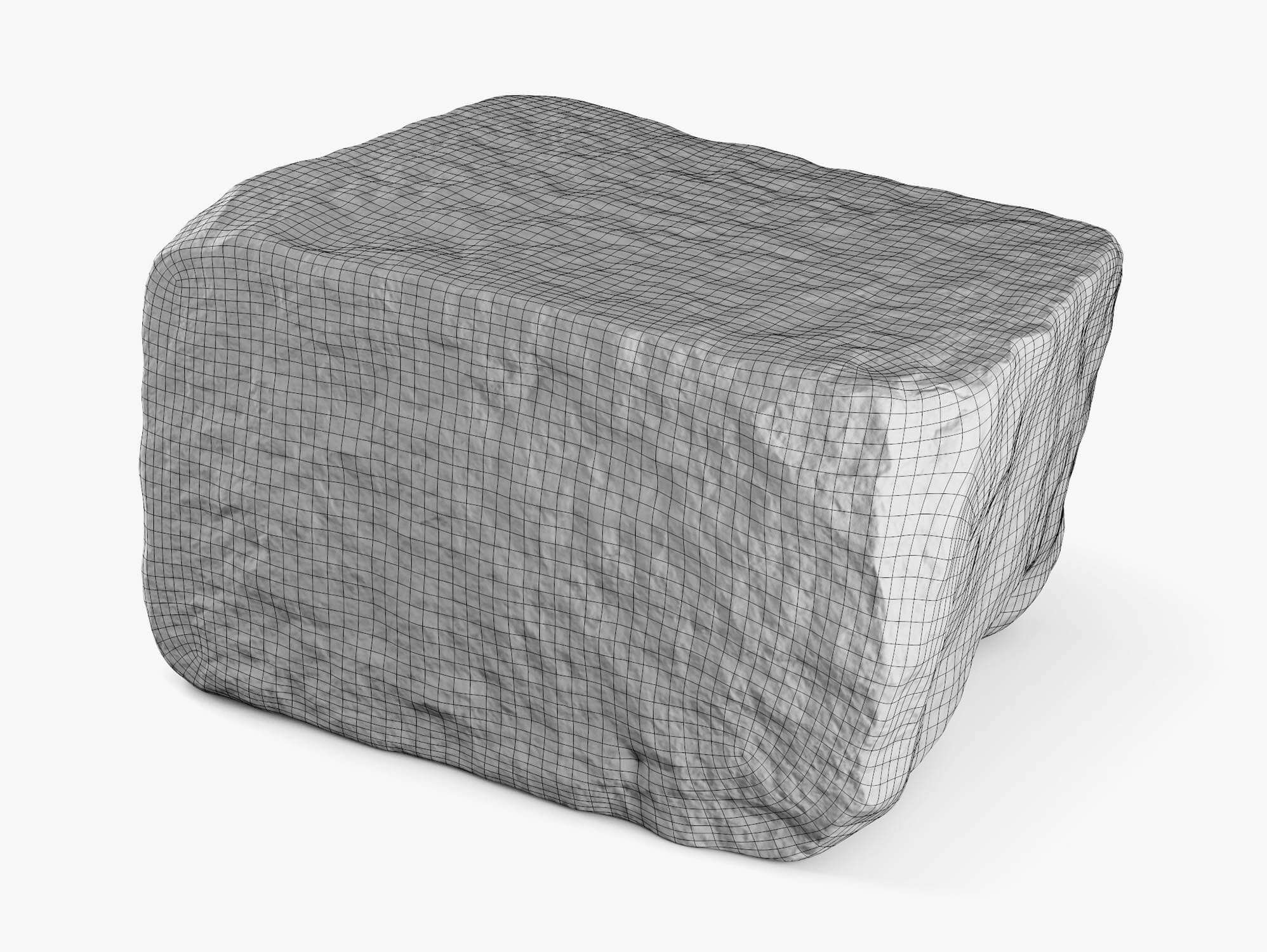 Granite Block Rock - 8K Scan 3D Model by meanmachinemodels