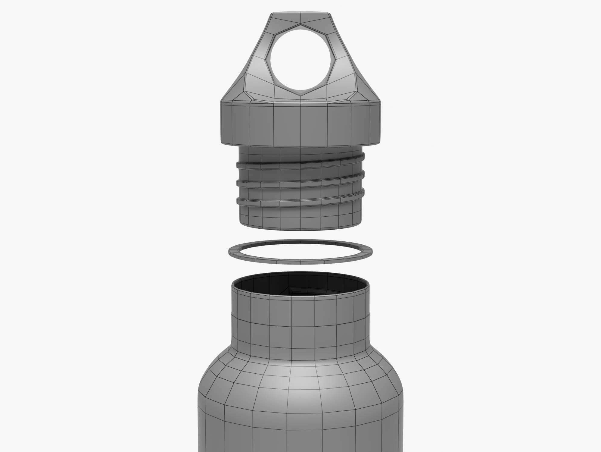 Hydro Flask 24oz Water Bottle - 3D Model by meanmachinemodels