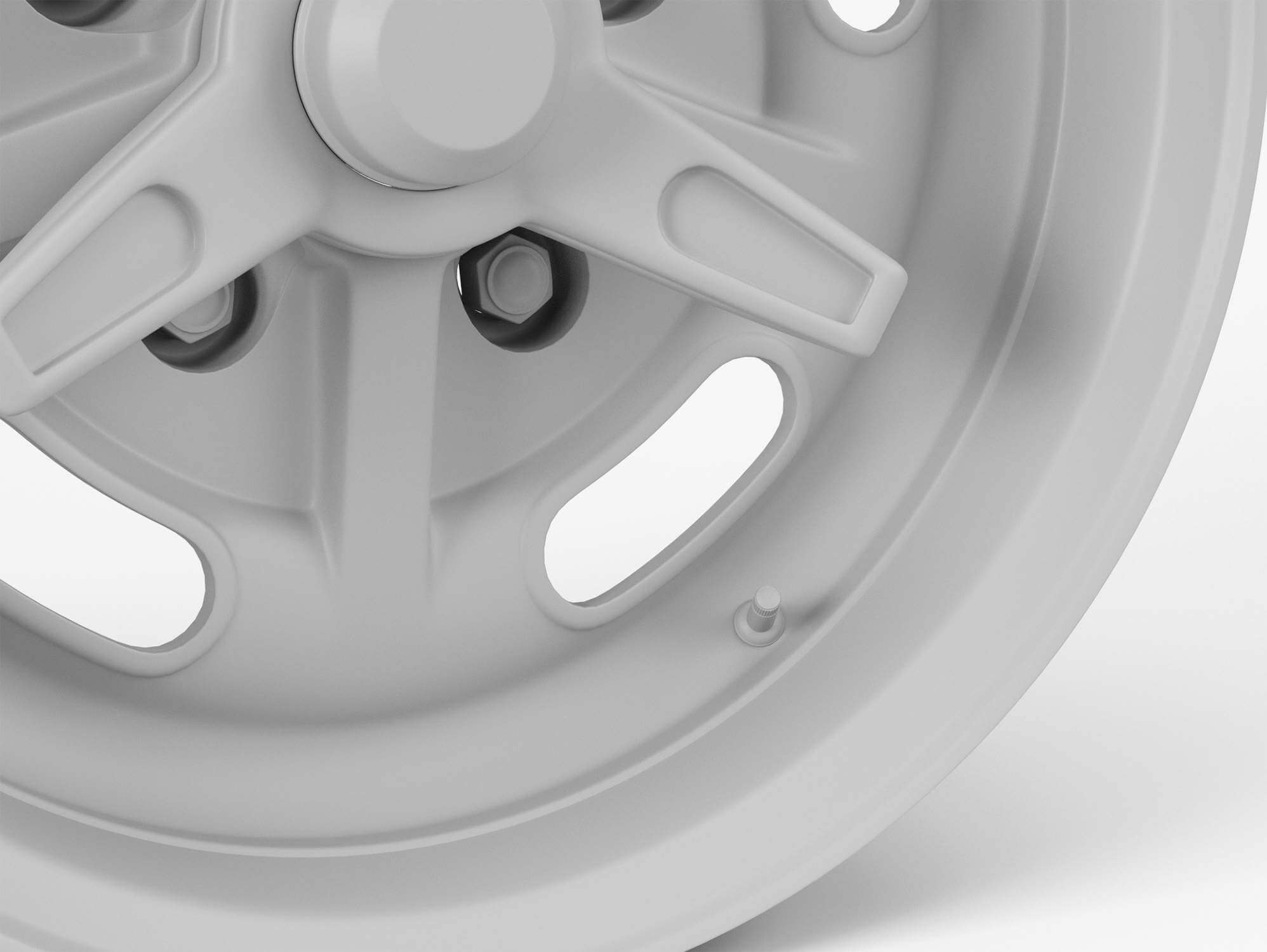 Kidney Bean Wheel - 3D Model by meanmachinemodels