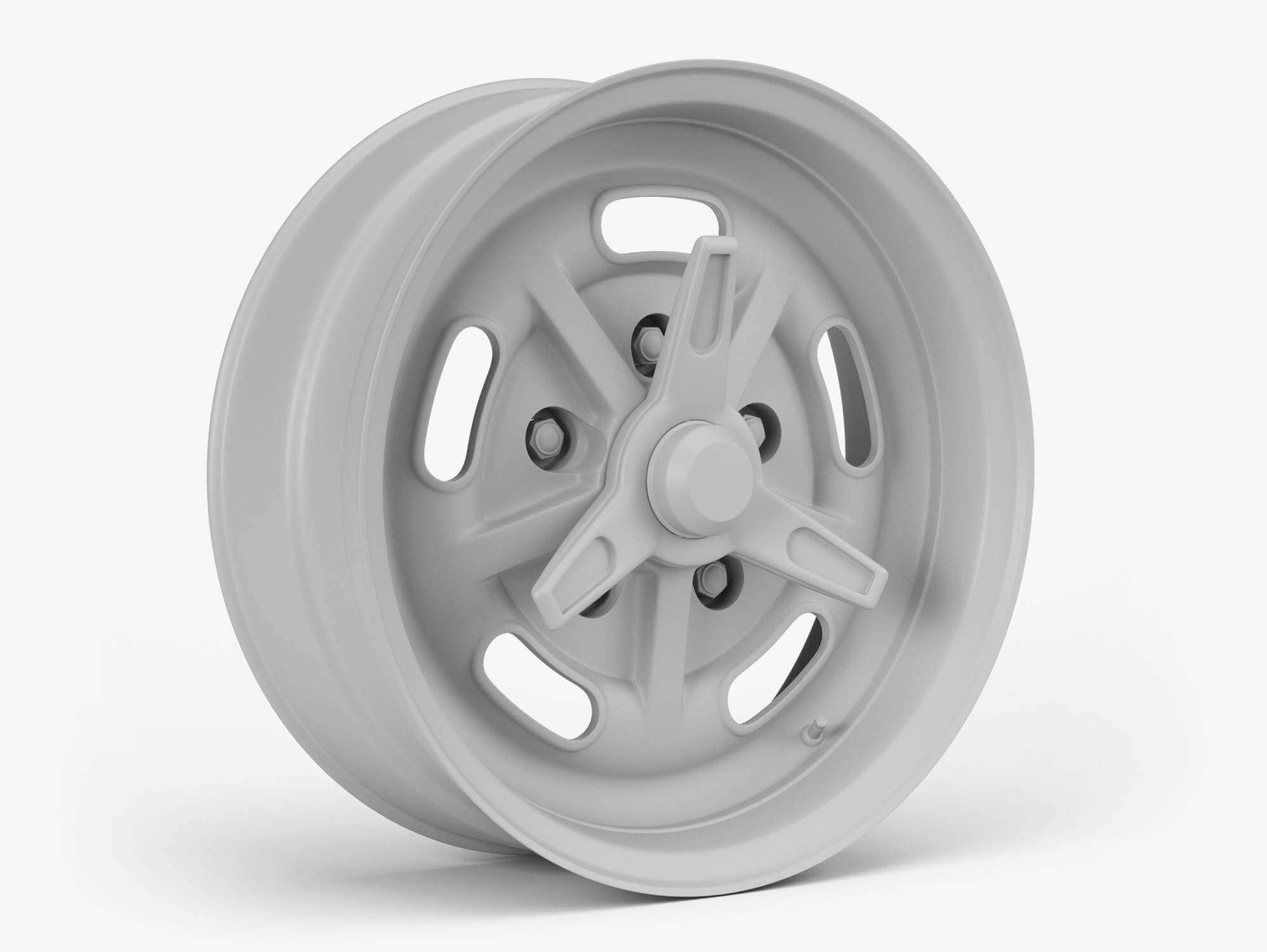 Kidney Bean Wheel - 3D Model by meanmachinemodels