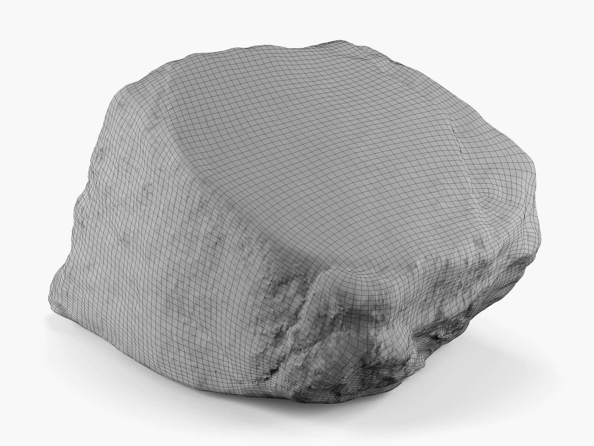 Maine Rock - 8K Scan 3D Model by meanmachinemodels