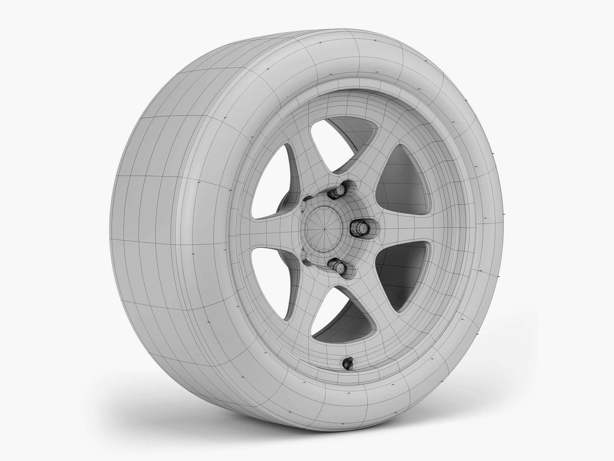 Michelin Slick Momo Combo - 3D Model by meanmachinemodels