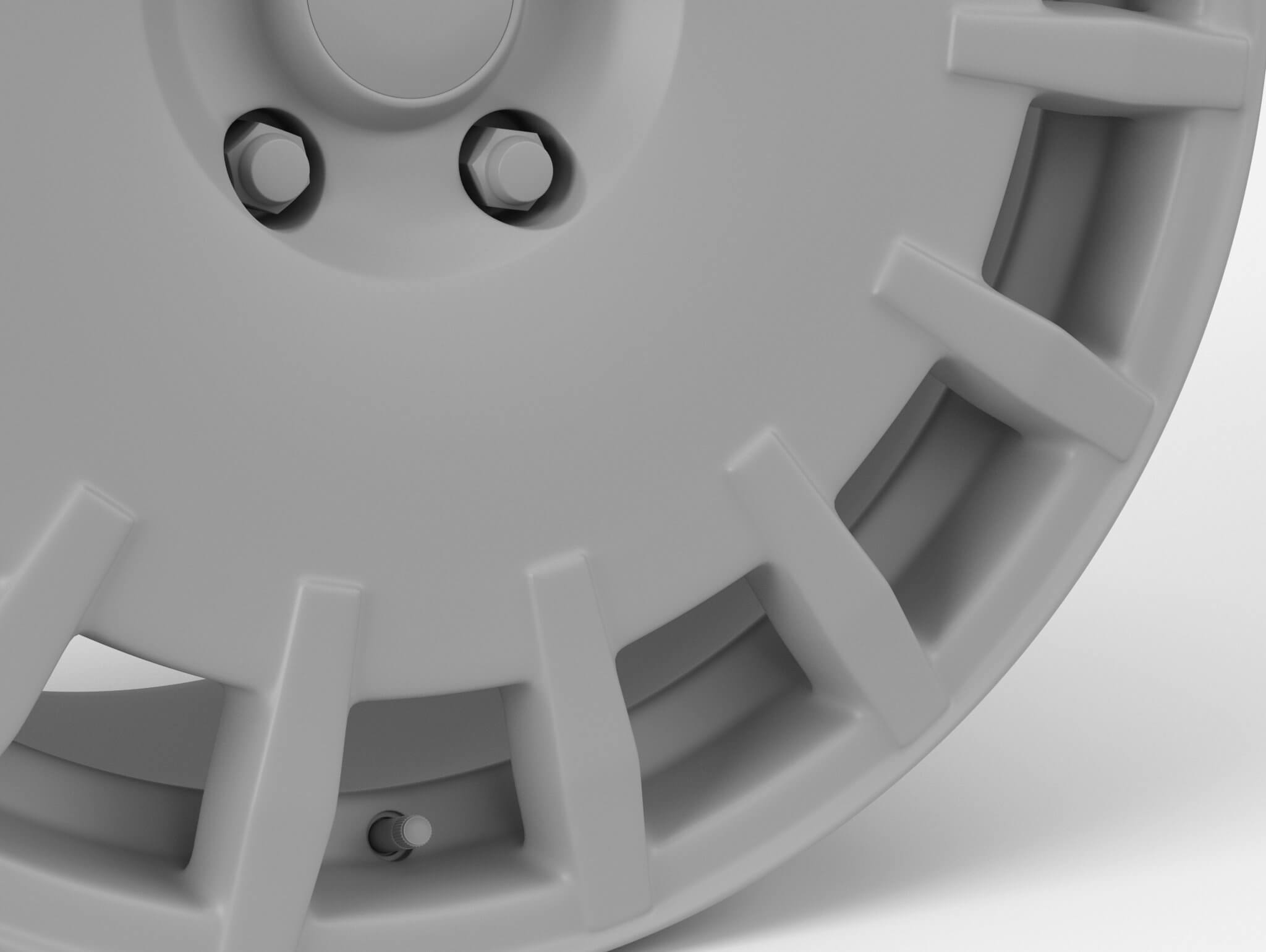 OZ Racing Rally Wheel - 3D Model by meanmachinemodels