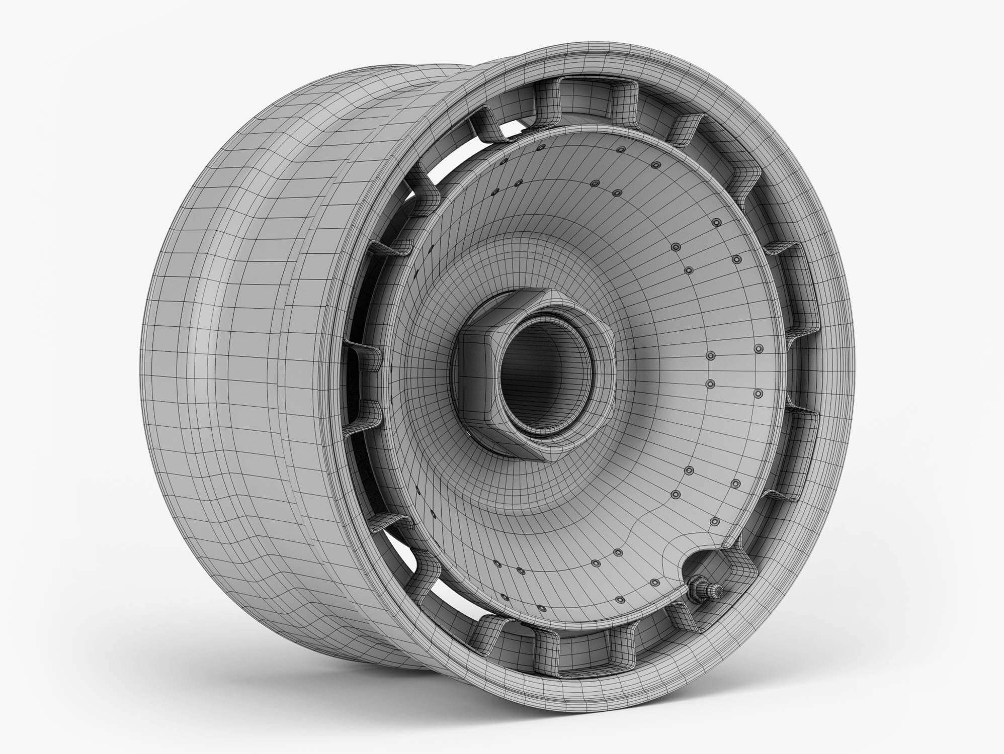 Porsche Turbofan Wheel - 3D Model by meanmachinemodels