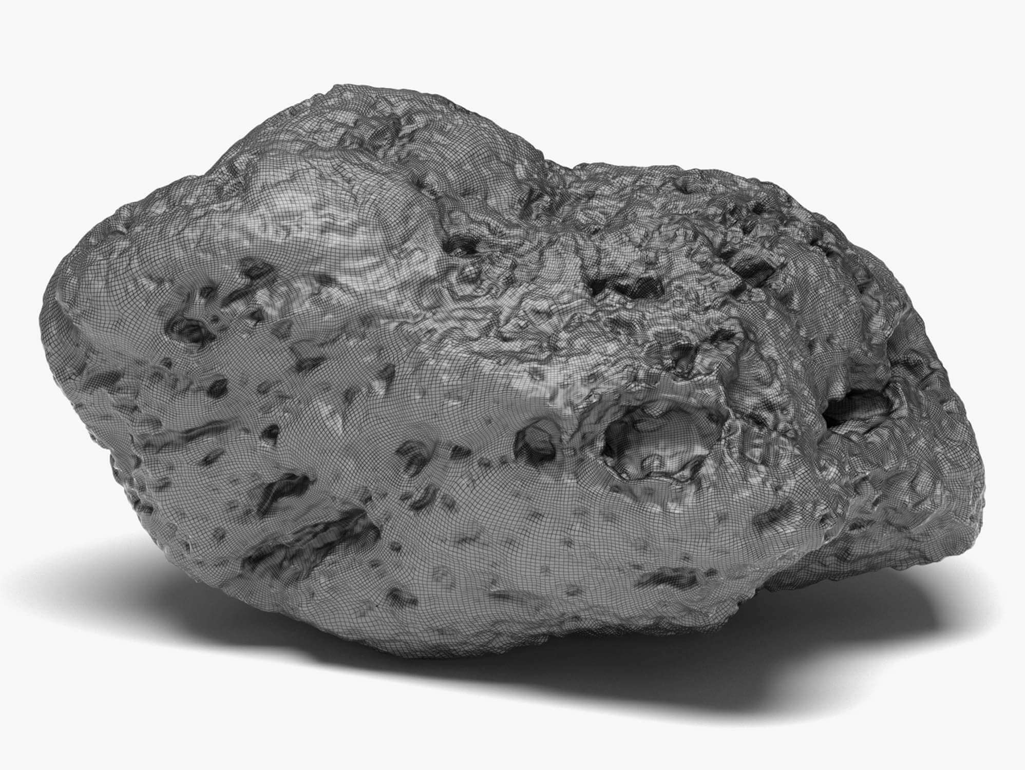 Rock 01 - 16K Scan 3D Model by meanmachinemodels