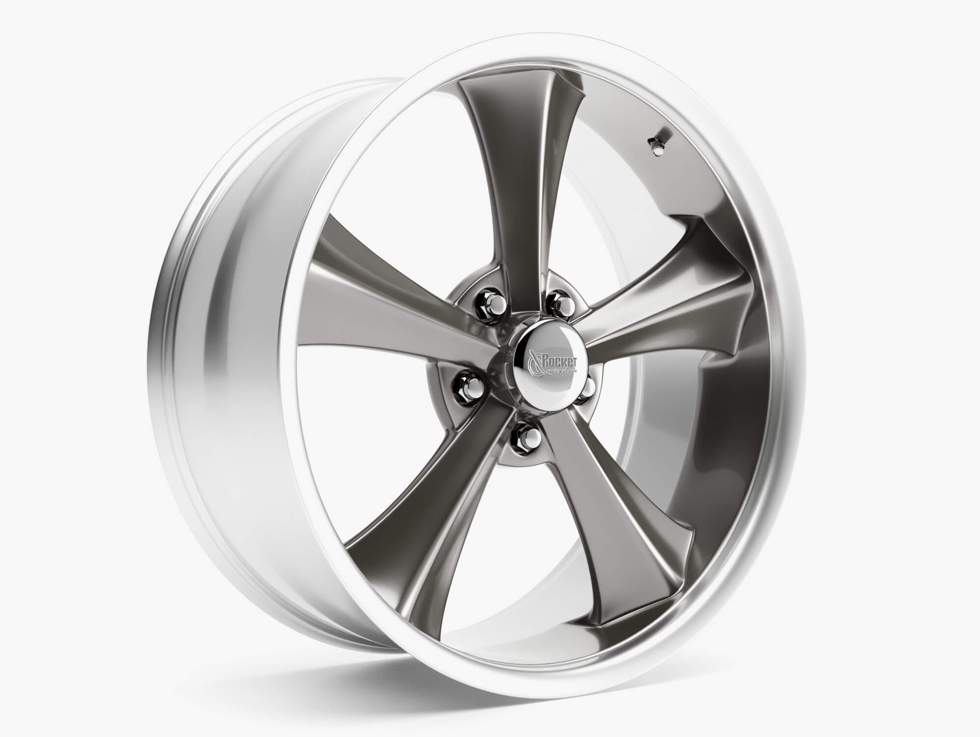 Rocket Racing Booster Wheel - 3D Model by meanmachinemodels