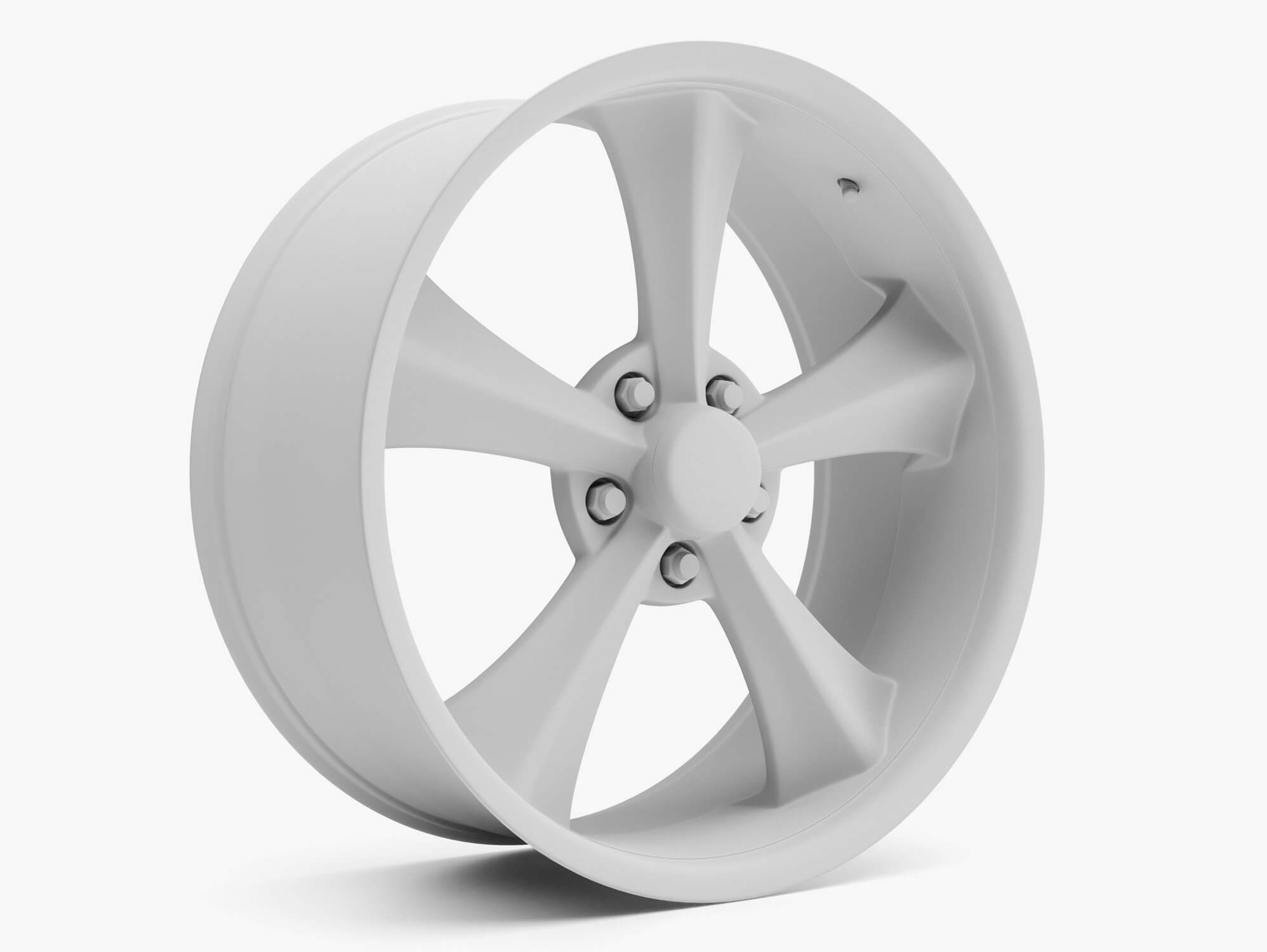 Rocket Racing Booster Wheel - 3D Model by meanmachinemodels