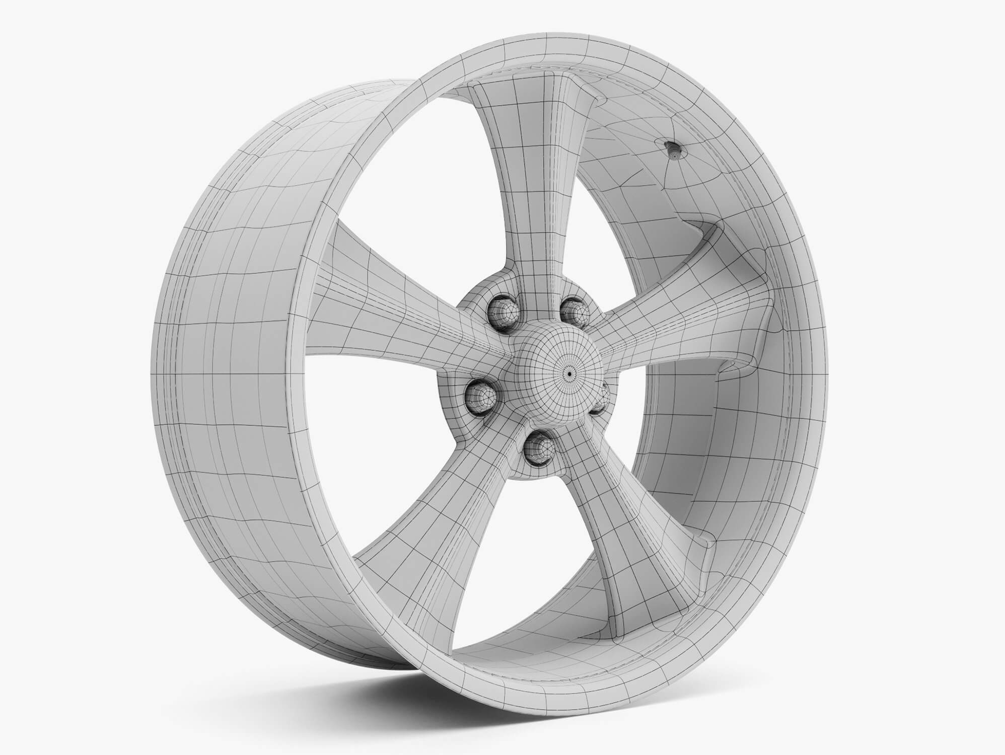 Rocket Racing Booster Wheel - 3D Model by meanmachinemodels