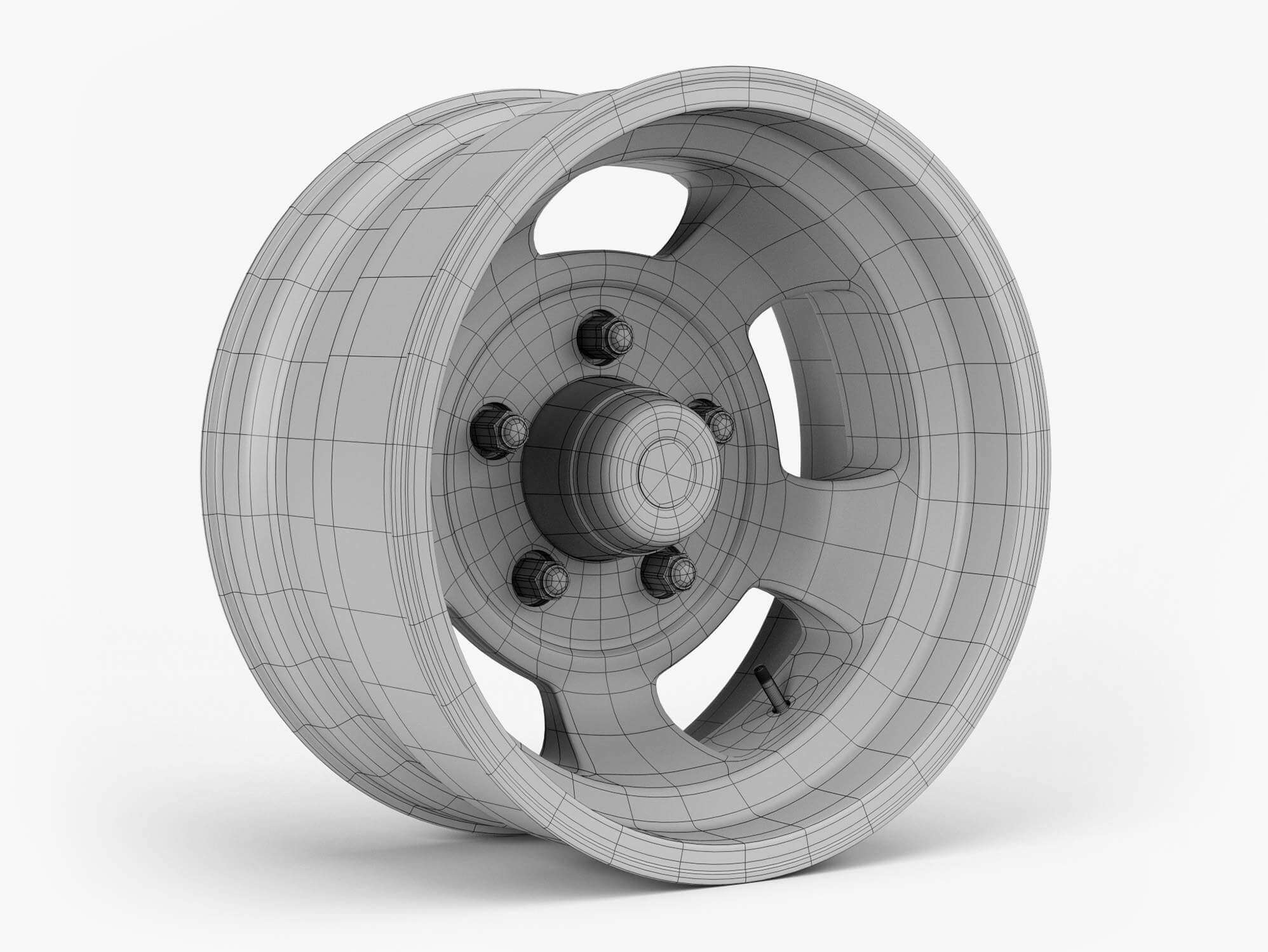 US Indy Mag Wheel - 3D Model by meanmachinemodels
