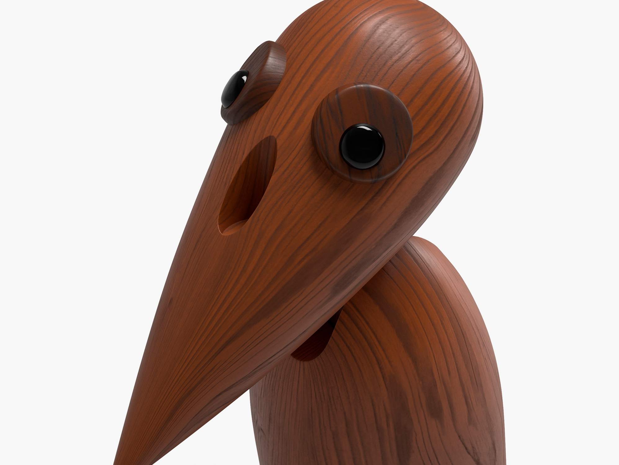 Wooden Karasu - 3D Model by meanmachinemodels