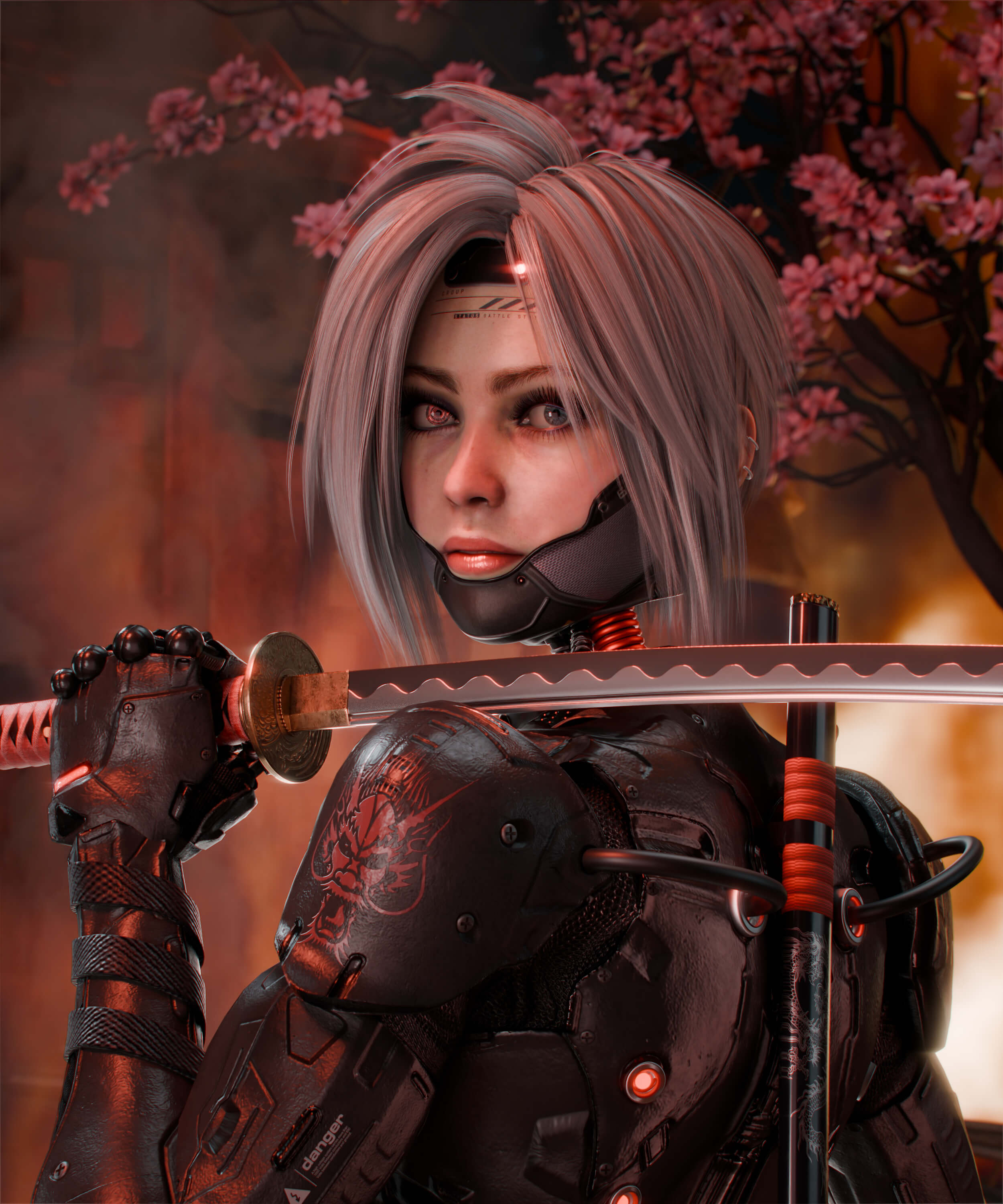 Miyu 3D Render, Digital Art by mediamonkey82