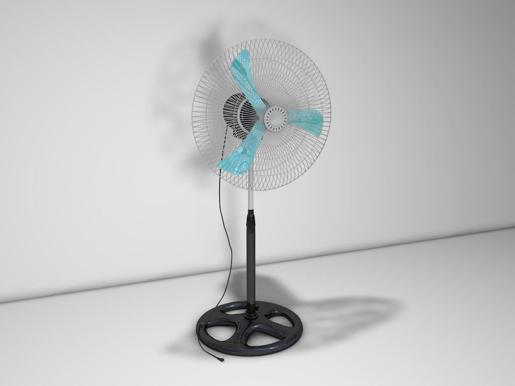 Floor Standing Fan - 3D Model by medox