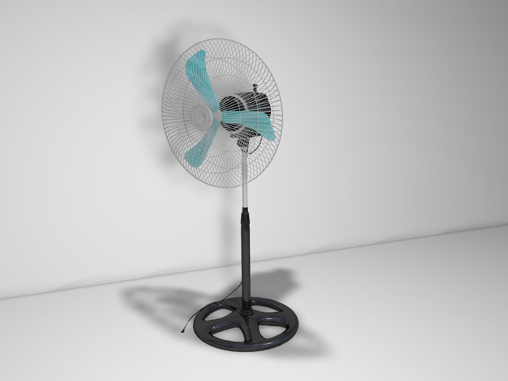 Floor Standing Fan - 3D Model by medox