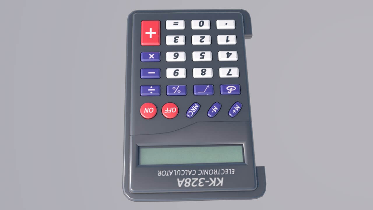 Mini Calculator - 3D Model by medox