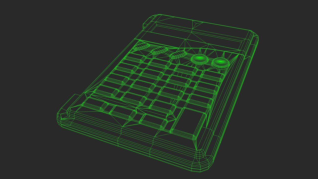 Mini Calculator - 3D Model by medox