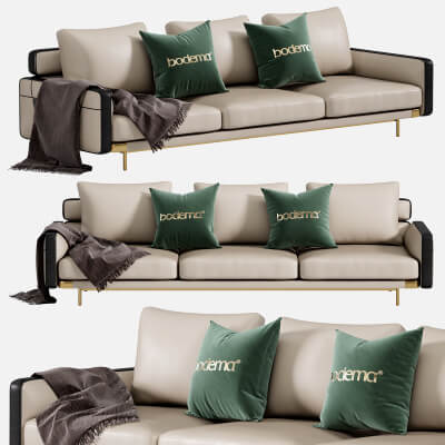 Memphis Sofa by Catalogue - 3D Model by Meert