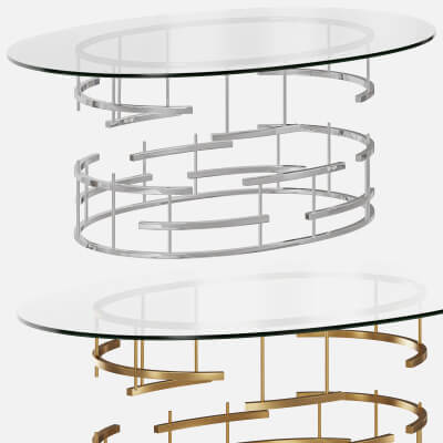 Tiffany dining table By Rousehome - 3D Model by Meert