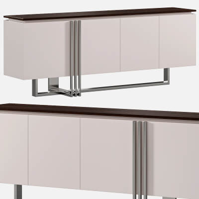 York Sideboard High Foot by Evanyrouse - 3D Model by Meert