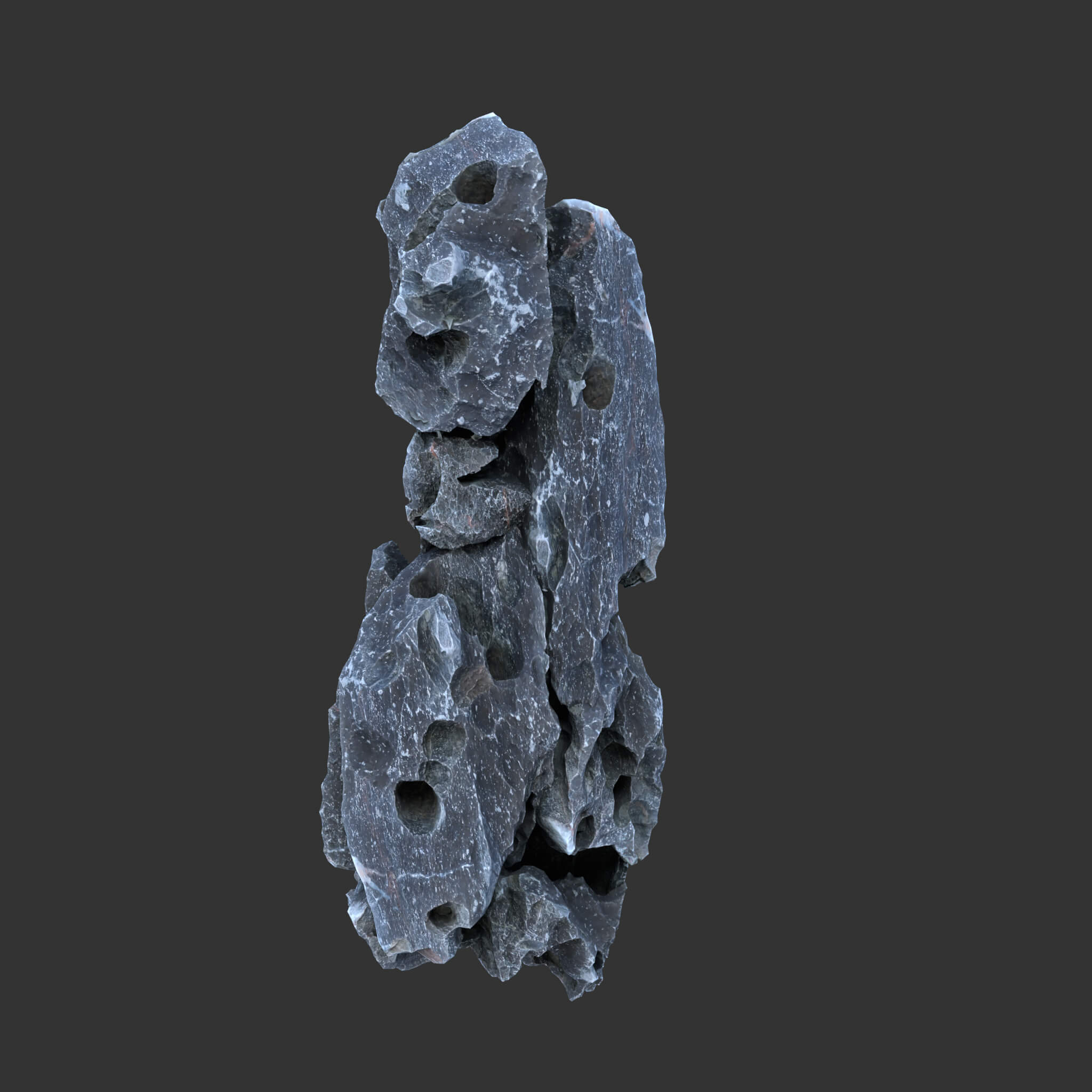 08 Low Poly Erosion Rocks - 231126 3D Model by mega3d