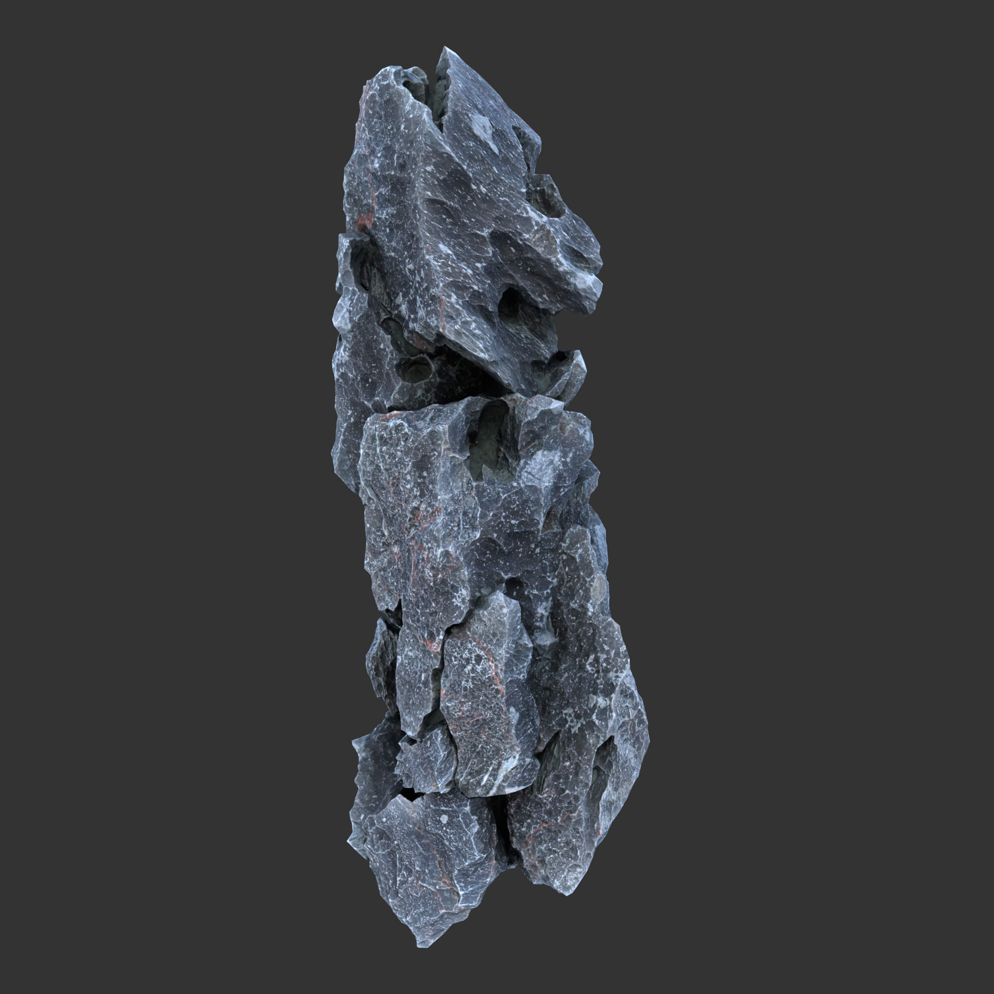 08 Low Poly Erosion Rocks - 231126 3D Model by mega3d
