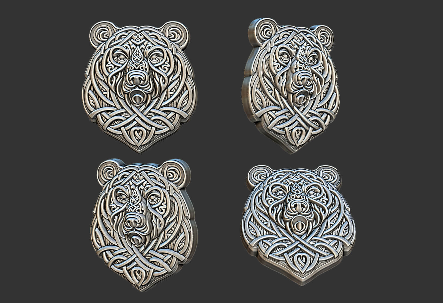 15 Celtic Pendants - 3D Printable by mega3d