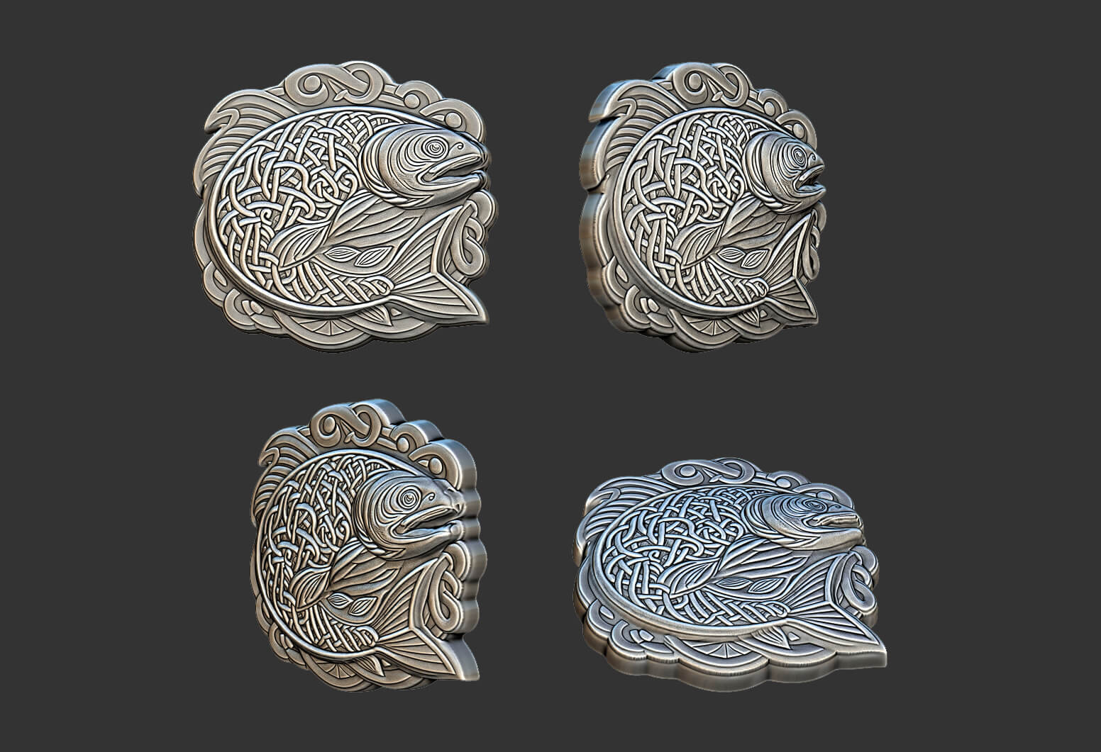 15 Celtic Pendants - 3D Printable by mega3d