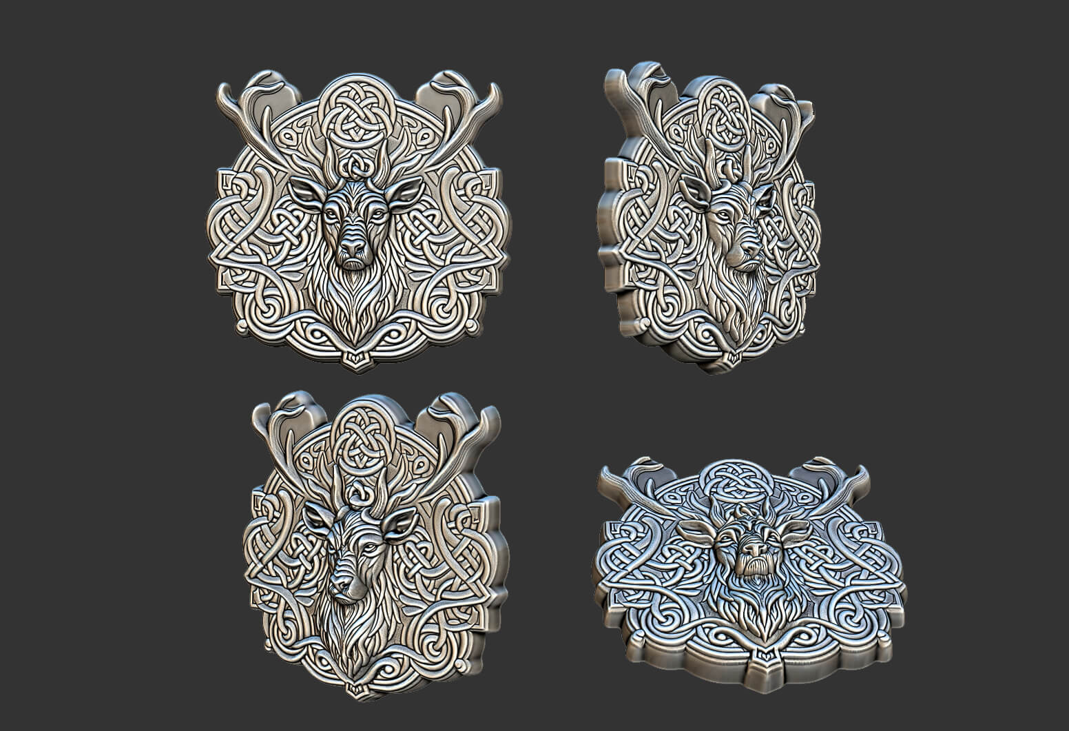 15 Celtic Pendants - 3D Printable by mega3d