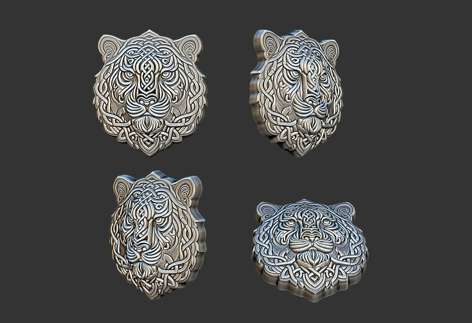 15 Celtic Pendants - 3D Printable by mega3d