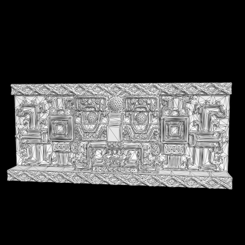 Low Poly Mayan Inca Aztec Wall Modular Pack Mossy 210616 - 3D Model by ...
