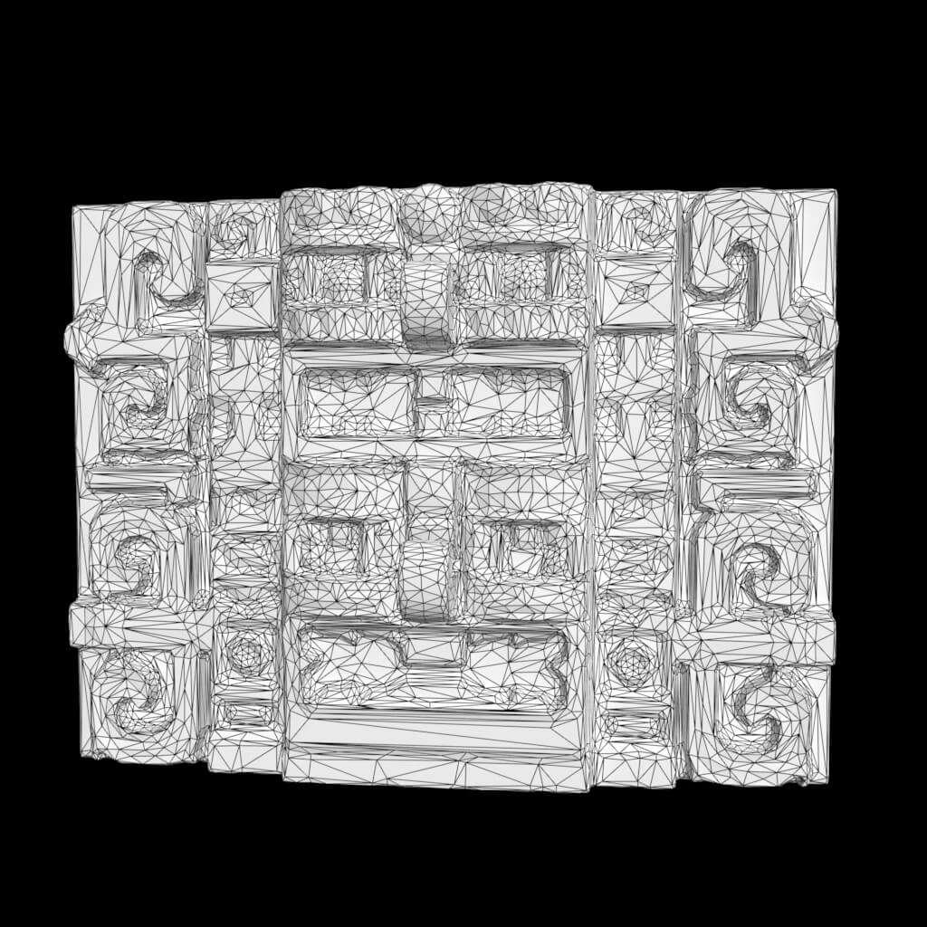Low Poly Mayan Inca Aztec Wall Modular Pack Mossy 210616 - 3D Model by ...