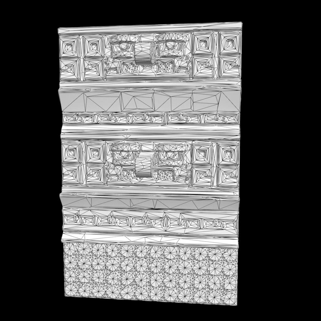 Low Poly Mayan Inca Aztec Wall Modular Pack Mossy 210616 - 3D Model by ...