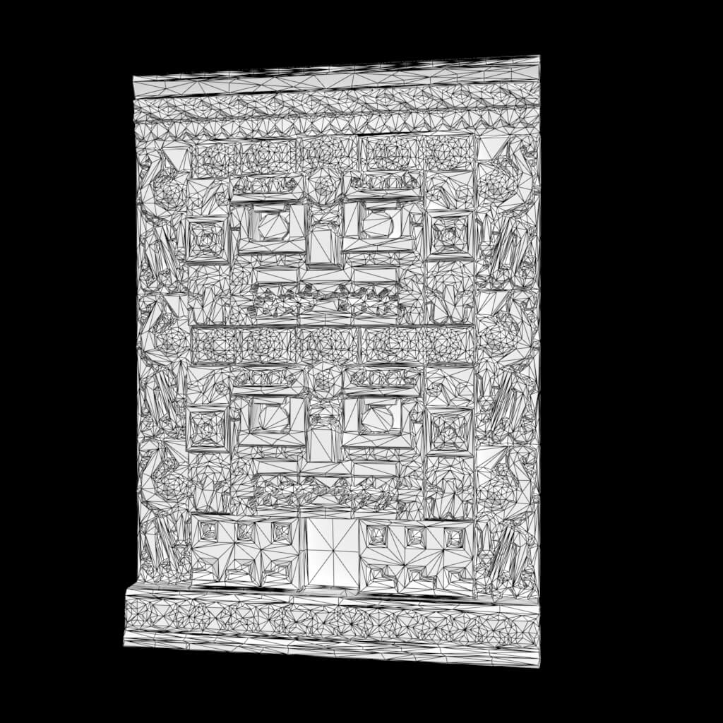 Low Poly Mayan Inca Aztec Wall Modular Pack Mossy 210616 - 3D Model by ...