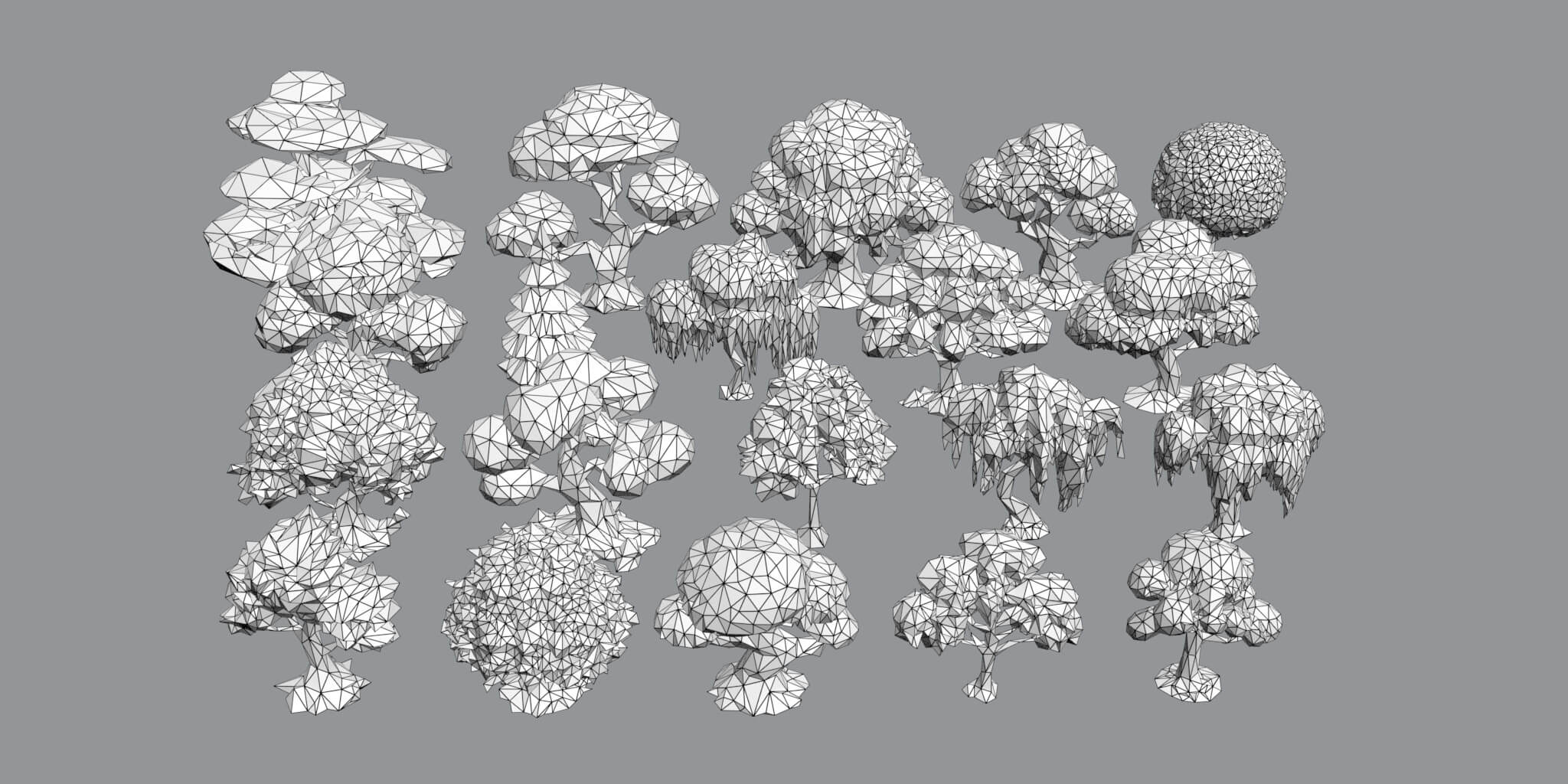 Nature Game Assets - Stylized 3D Model by mega3d