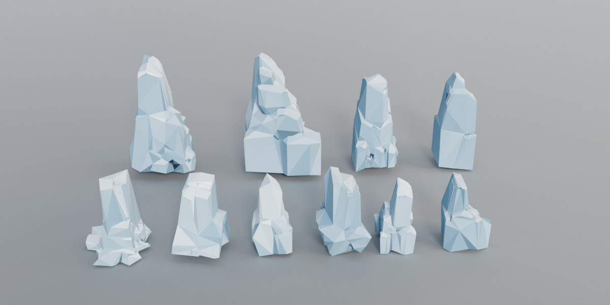 Nature Game Assets - Stylized 3D Model by mega3d