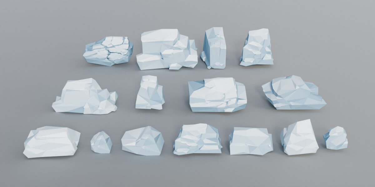 Nature Game Assets - Stylized 3D Model by mega3d